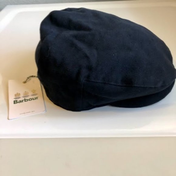 Barbour | Accessories | Nwt Barbour Est 894 Black 10 Cotton Moleskin ...